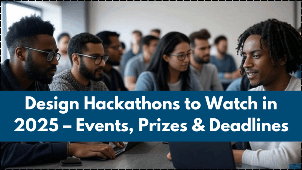 Design Hackathons to Watch in 2025 – Events, Prizes & Deadlines